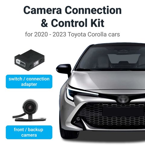 Toyota Corolla Front Backup Camera Control Connection Kit Smart Car ...